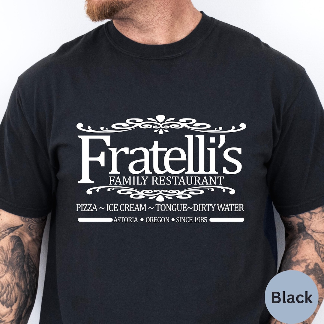 Goonies Shirt, Fratelli's Family Restaurant, 80s Movie, Comfort Colors ...