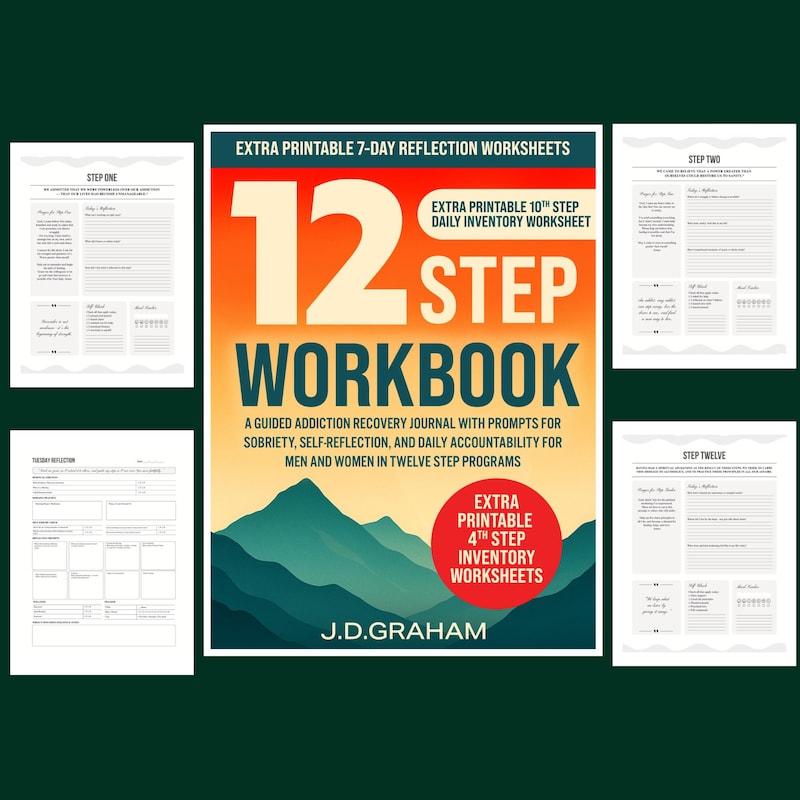 12 Step Aa Workbook - Etsy