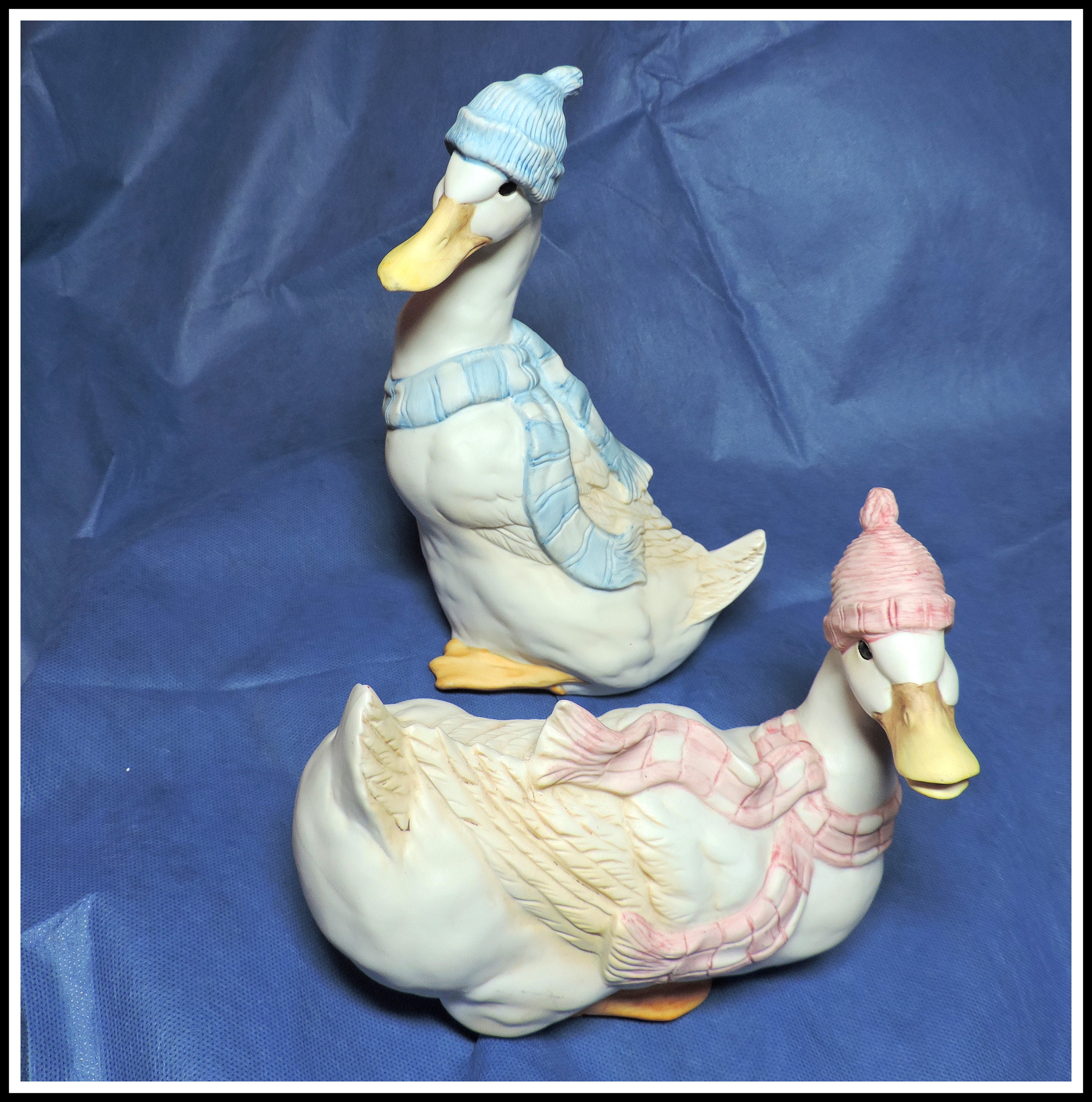 Large White Ducks Collectible figurines. Garden decor. Easter - Etsy.de