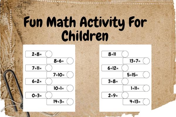 Math Activity for Kids , İmprove Your Math Skills , INCREASING ...