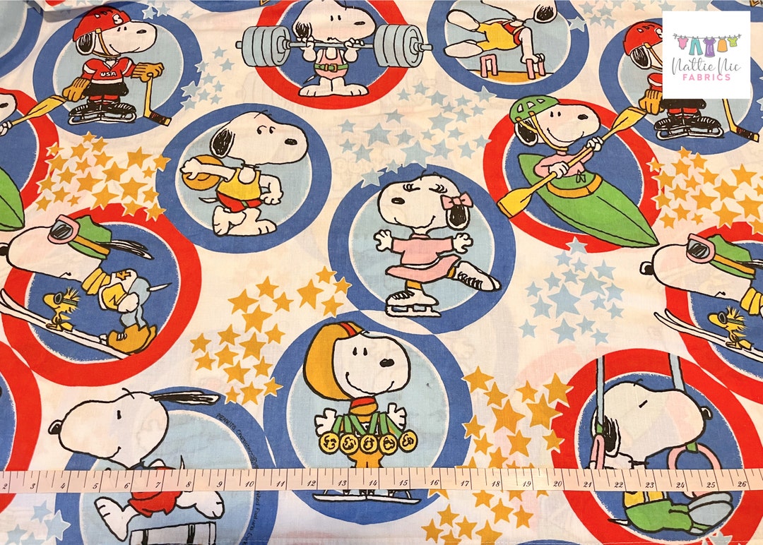 Vintage Full Flat Sheet With Snoopy - Etsy