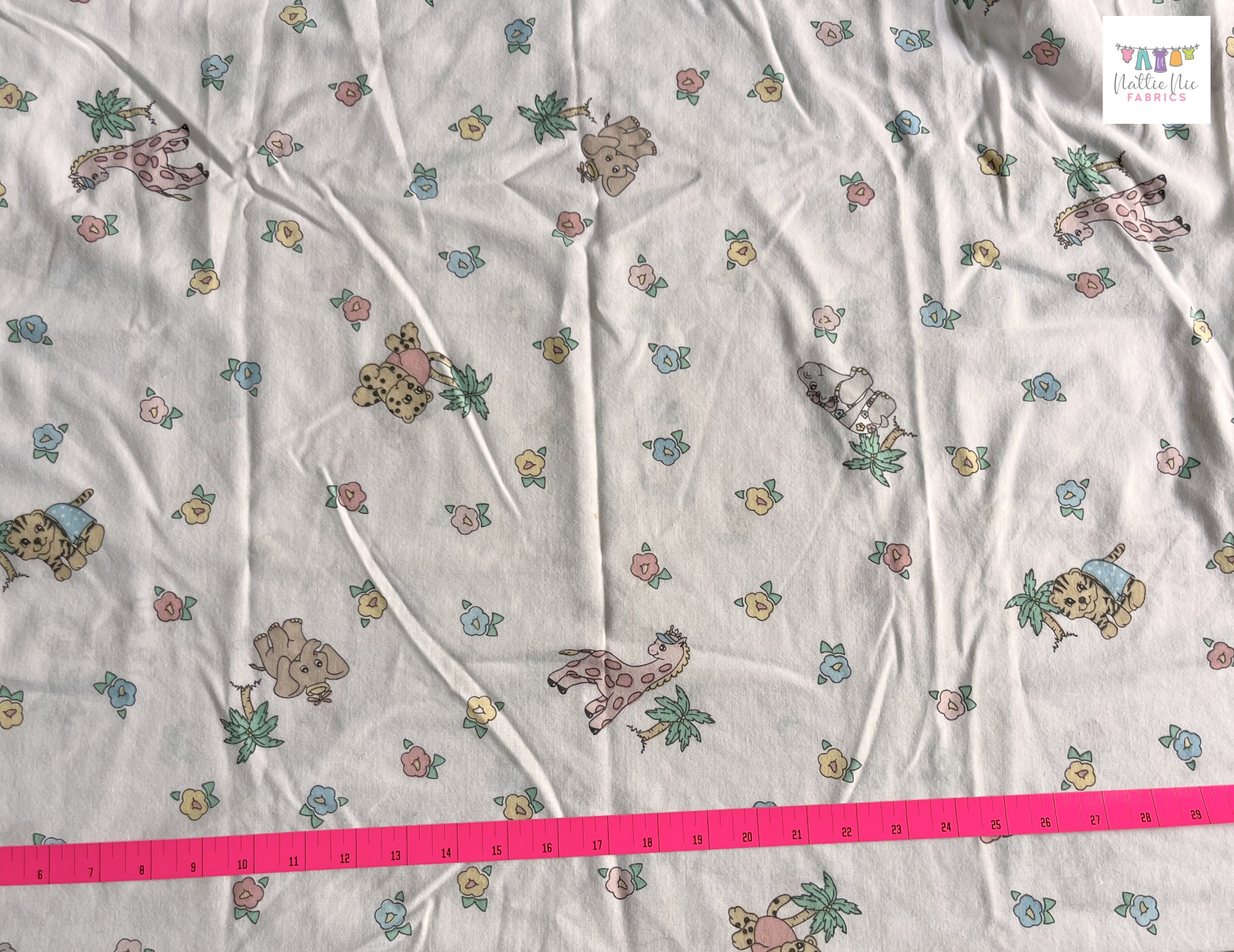 Vintage Baby Animals Fitted Crib Sheet, Little Bedding, 1993 - Etsy