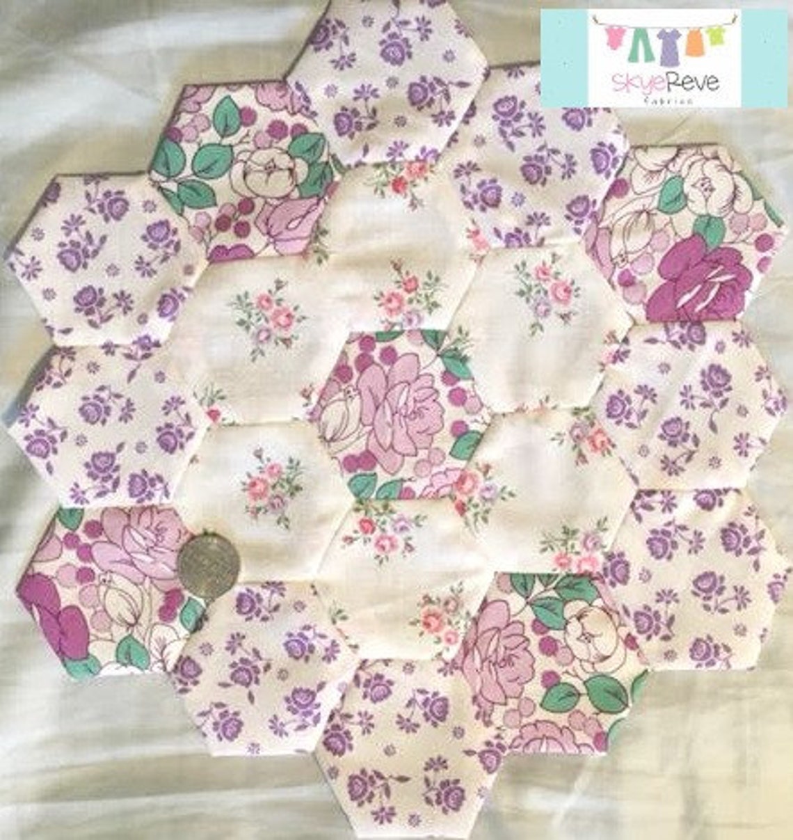 Hexie Quilt Block - Etsy