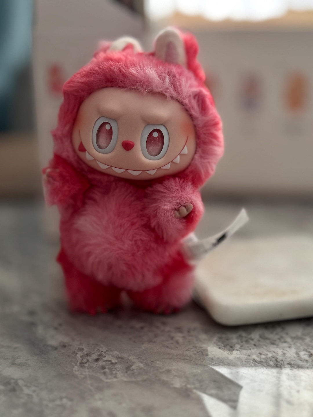 Red Labubu V3.0-100% Authentic - Big Into Energy - - Love Pink - Etsy