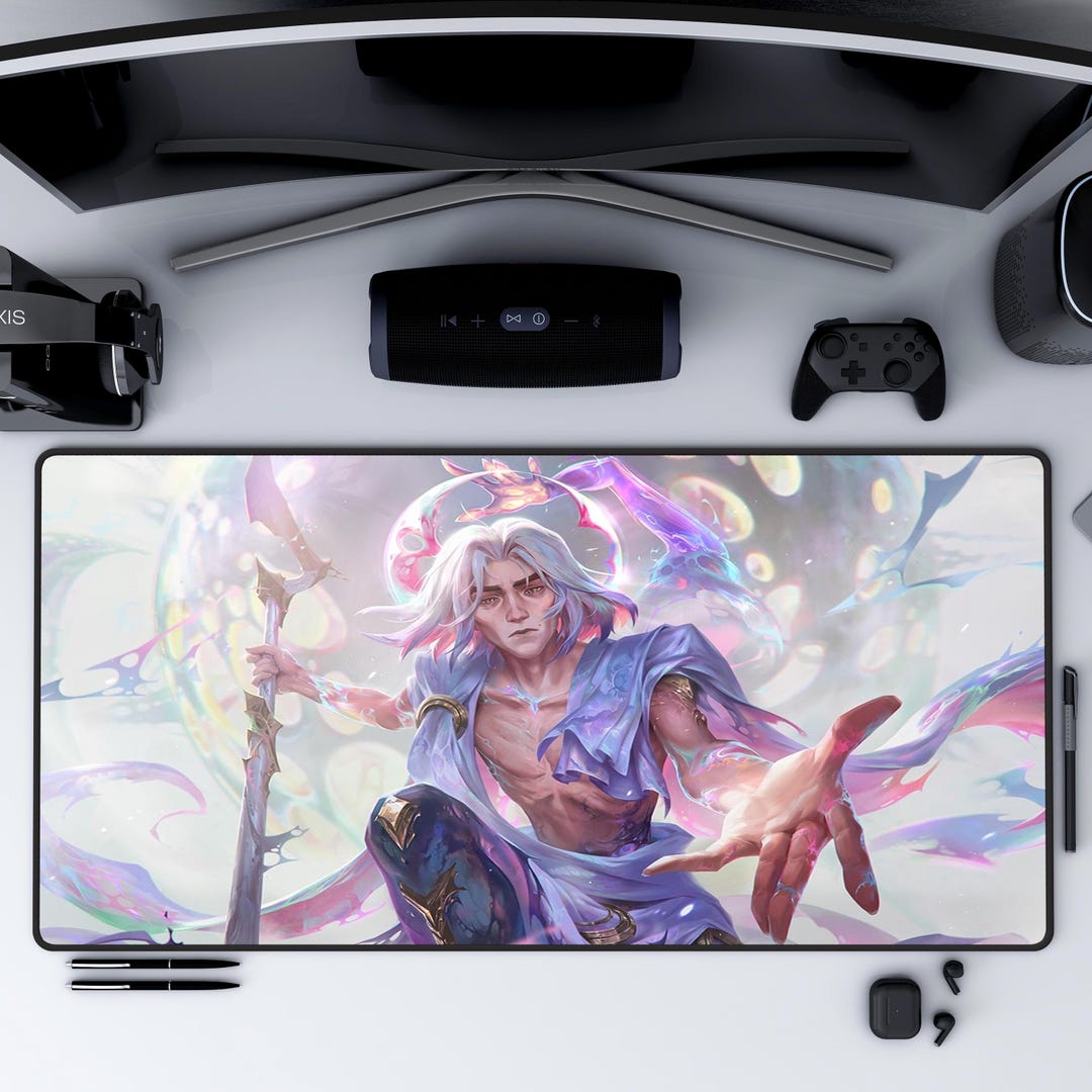 Viktor Arcane Desk Mat, League of Legends Mousepad, Gaming Mousepad ...