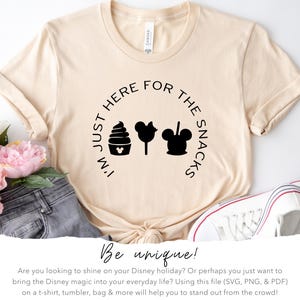 Mouse Snacks SVG PNG Cut File Tshirt Design File, Mickeyy Snacks Theme ...