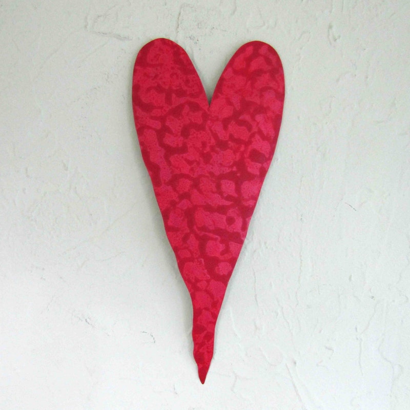 Red Metal Hearts - Etsy
