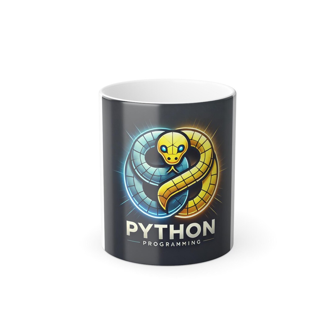 Color Morphing Mug Python Programming Mug, Programmer Coffee Mug, Tech Gift, Unique Mug ...
