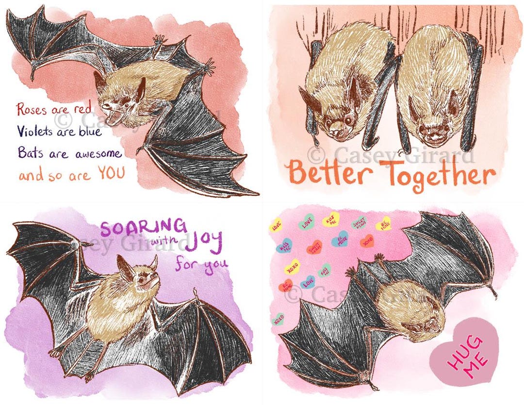 Downloadable - Bat Valentine's - Etsy