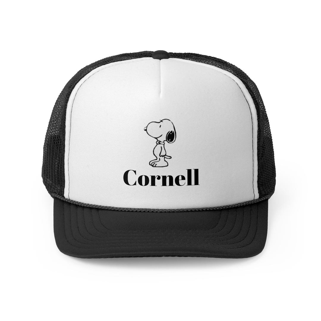 Cornell Labeled Trucker Cap - Vintage Vibes Hat, Snapback Cap, Retro ...