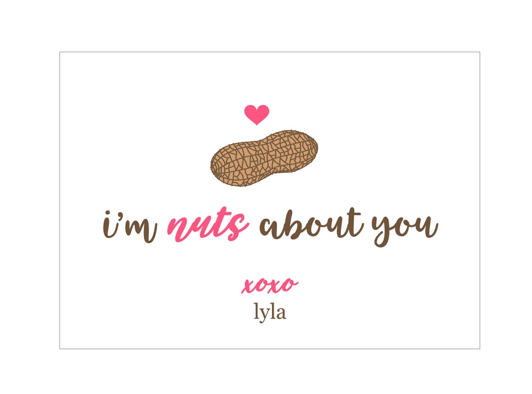 I'm Nuts About You Note - Etsy