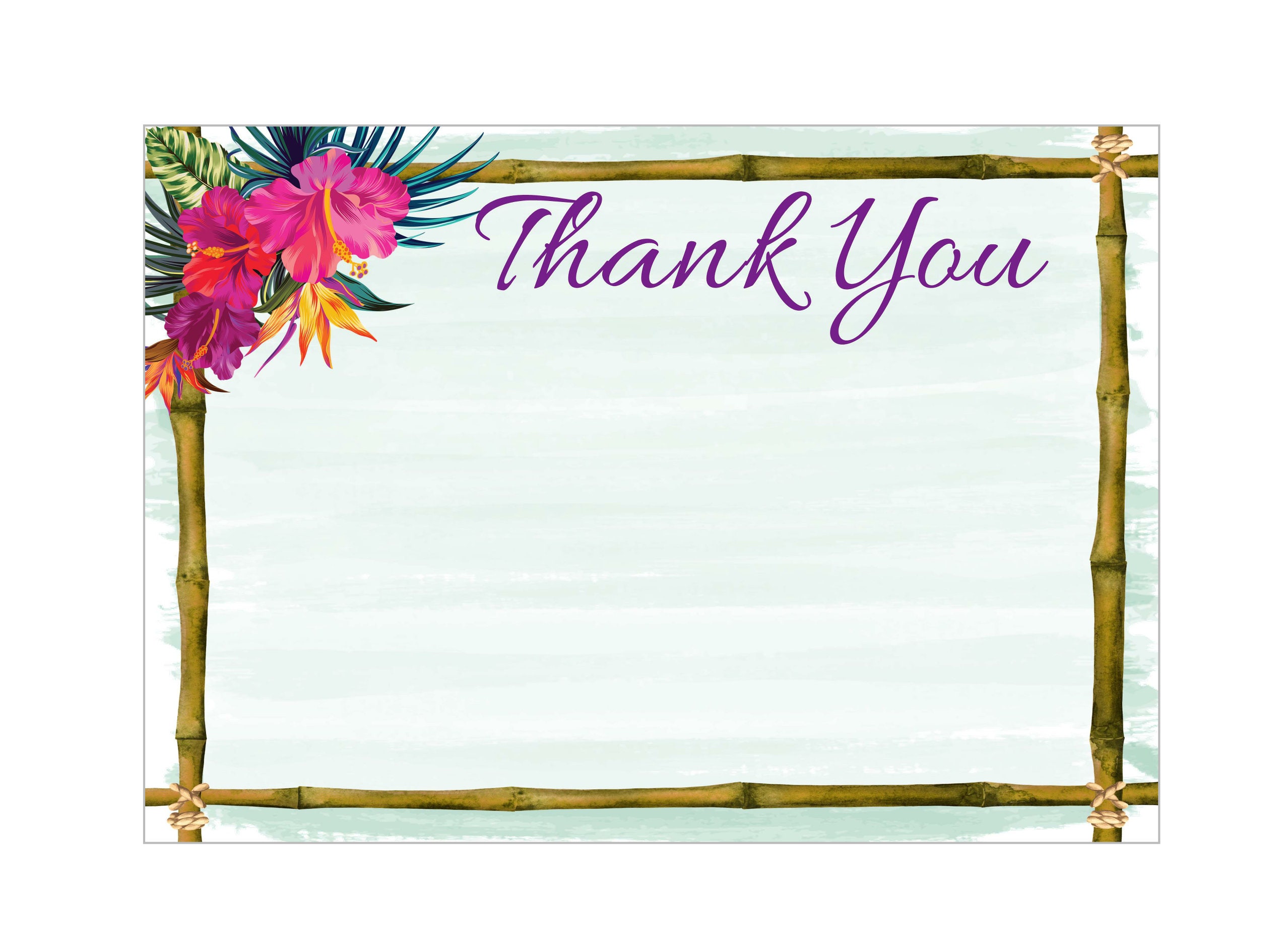 Aloha Thank You Etsy