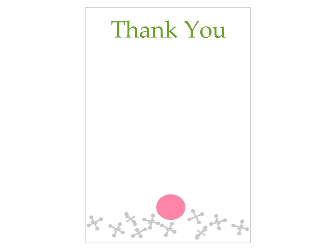 Jacks Thank You Note - Etsy