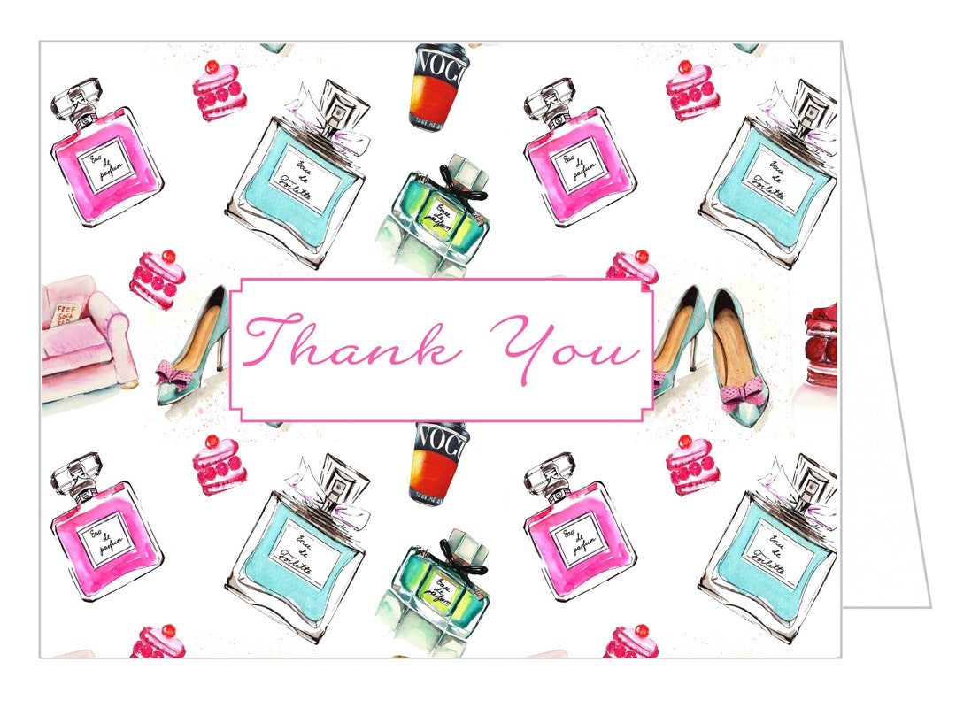 Perfume Thank You Note - Etsy