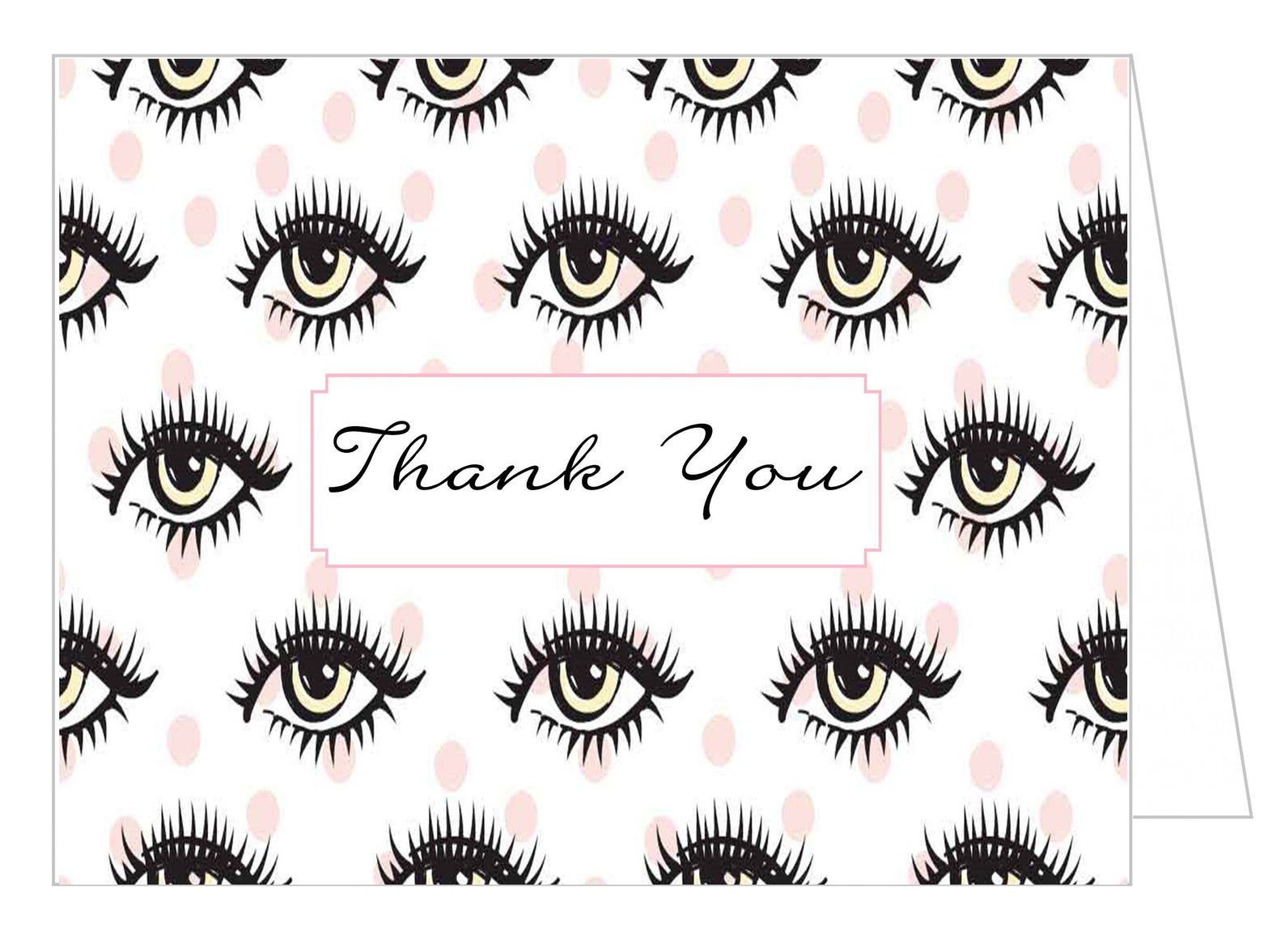 Eyes Thank You Note - Etsy