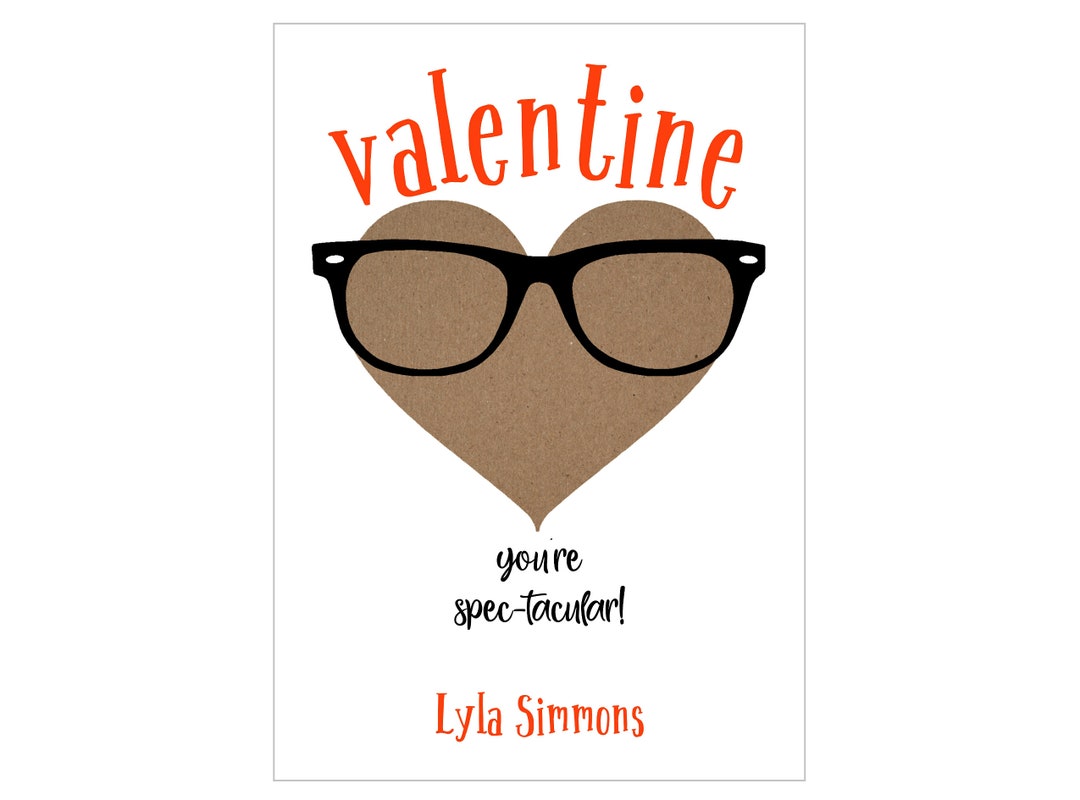 Valentine Heart Spec-tacular Note - Etsy