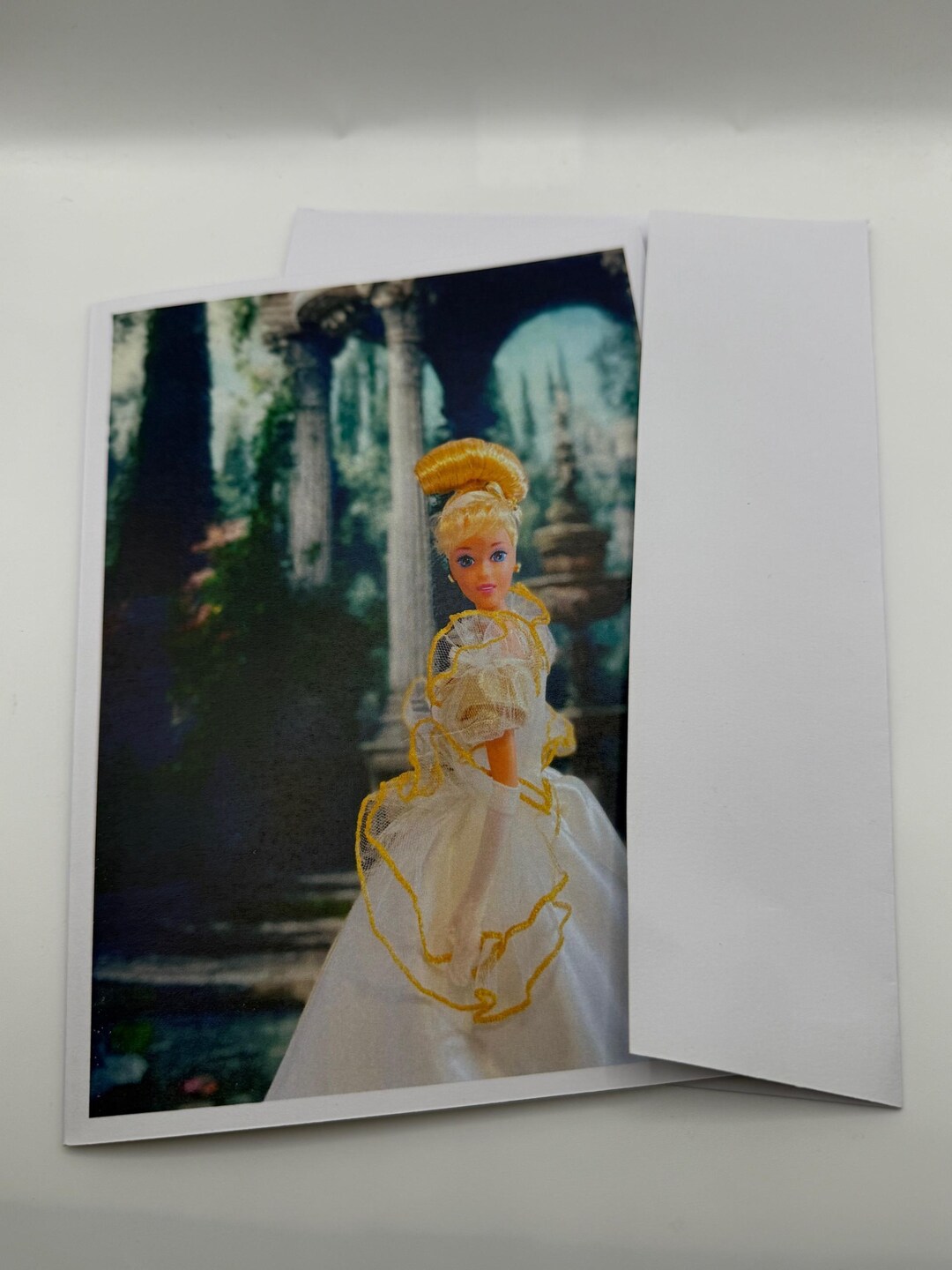 New Barbie as the Princess Cinderella Greeting Card 5" by 7" W/envelope ...