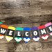 Welcome Banner, Colored Pencil - Etsy
