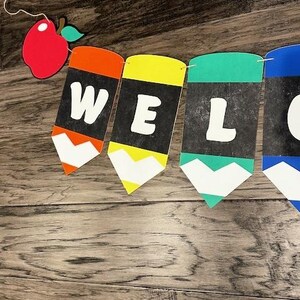 Welcome Banner, Colored Pencil - Etsy