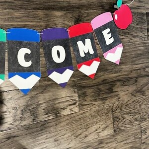 Welcome Banner, Colored Pencil - Etsy