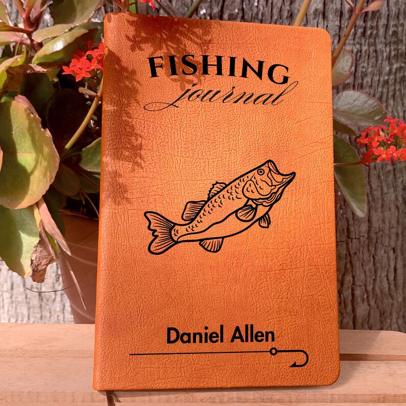 Personalized Fisherman Gift, Personalized Fishing Journal, Fishing ...