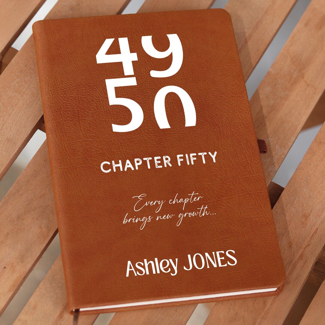 50th Birthday Gift, Chapter Fifty Gift, Fifty Birthday Gift for Mom ...