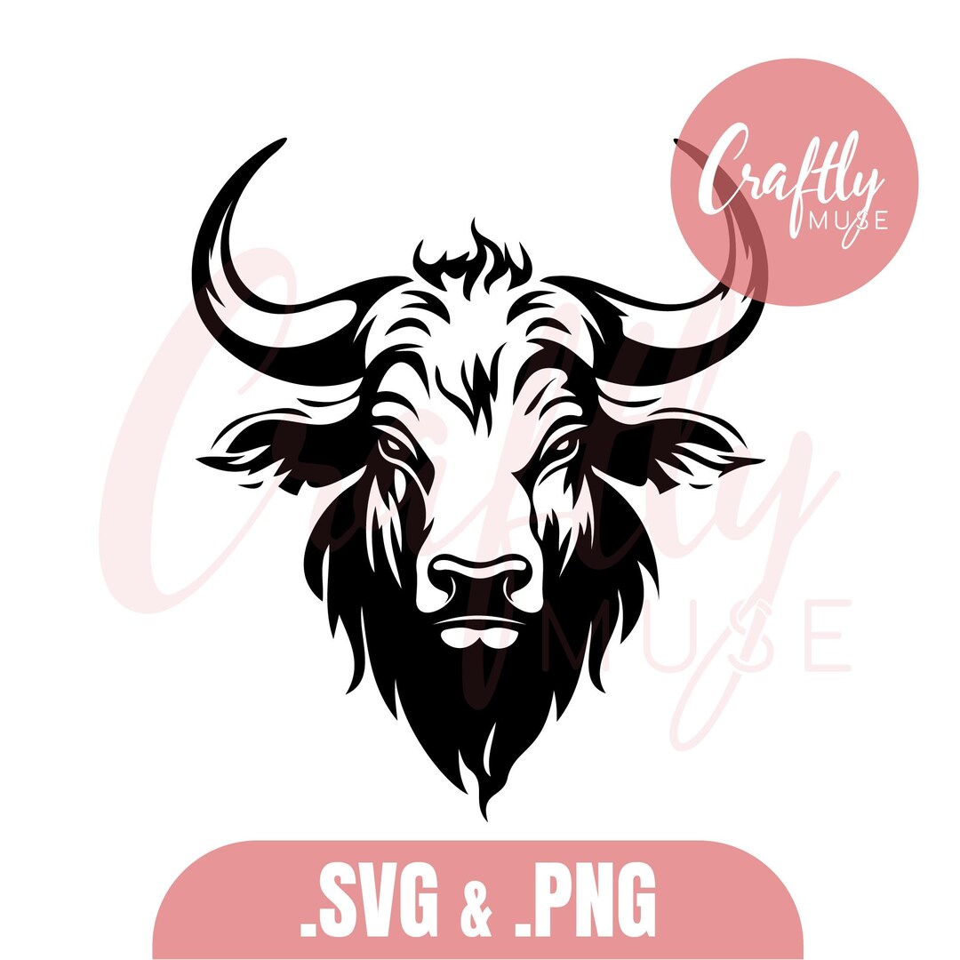 Buffalo Svg, Buffalo Head Svg, Buffalo Clipart Svg, Animal Svg, Buffalo ...