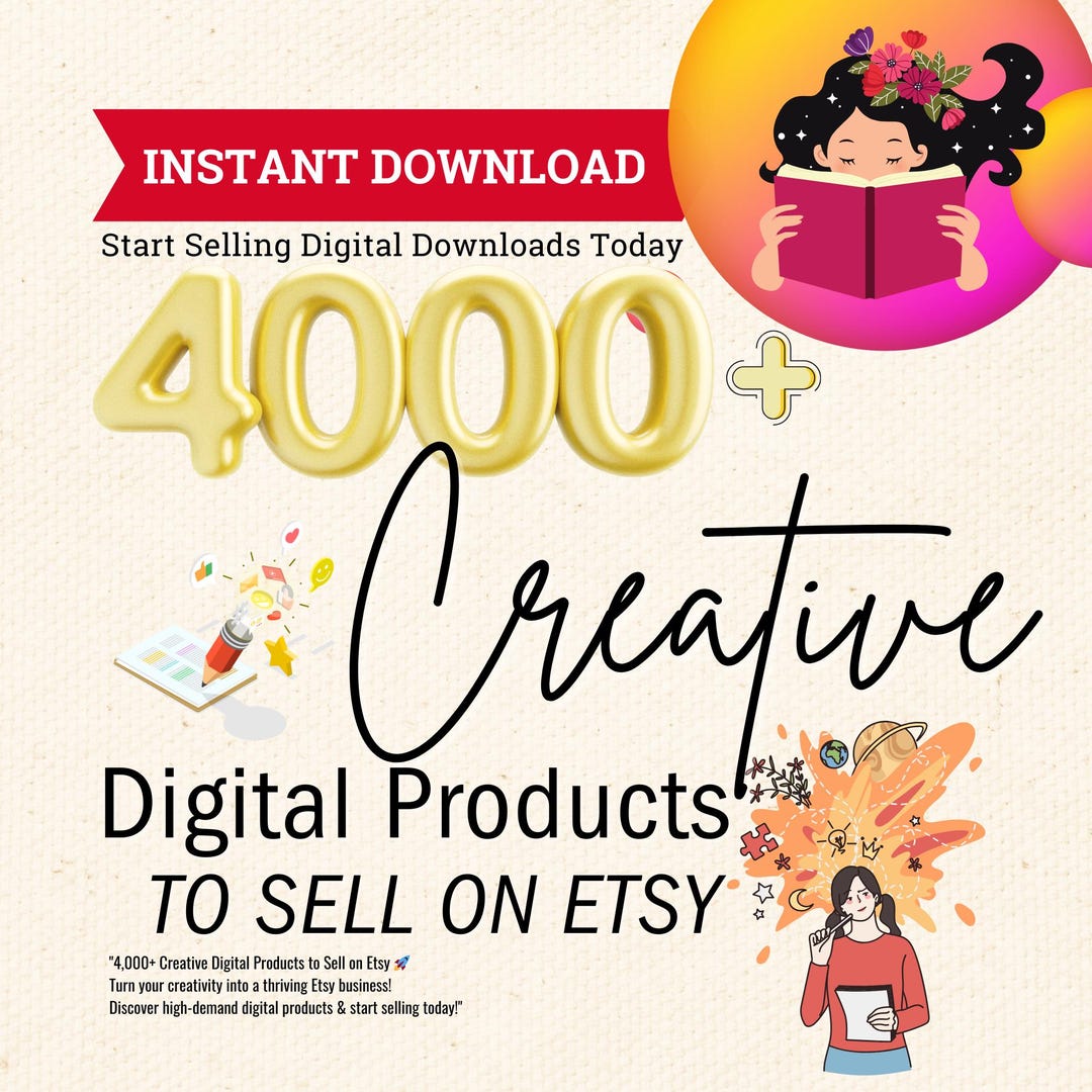 Digital Product Ideas, Etsy Digital Products, Profitable Digital ...