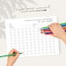 Color Swatch Chart Printable: Artist Palette Organizer (A4 & US Letter ...