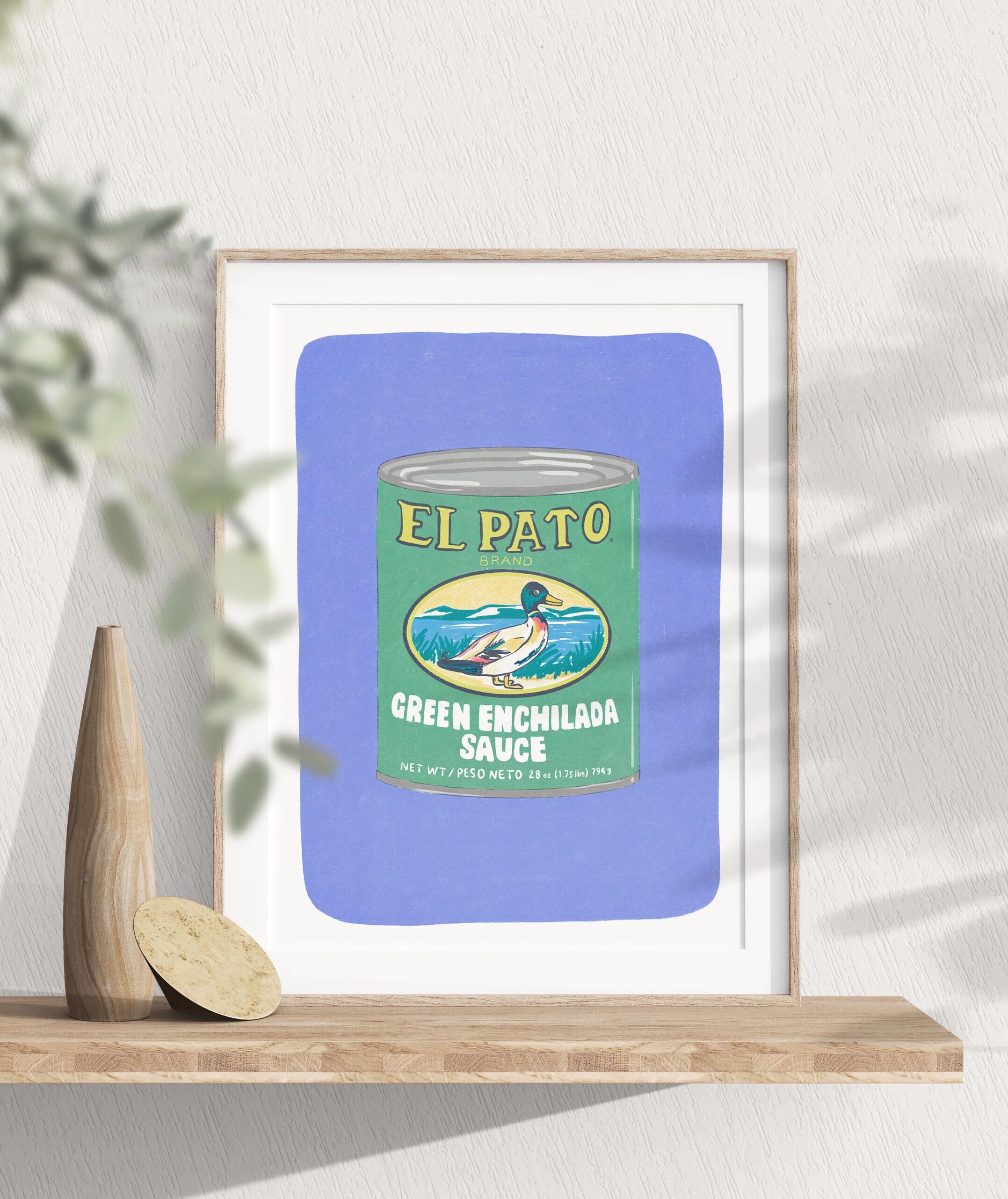 El Pato Can Art Print Duck Wall Art Pop Art Poster - Etsy