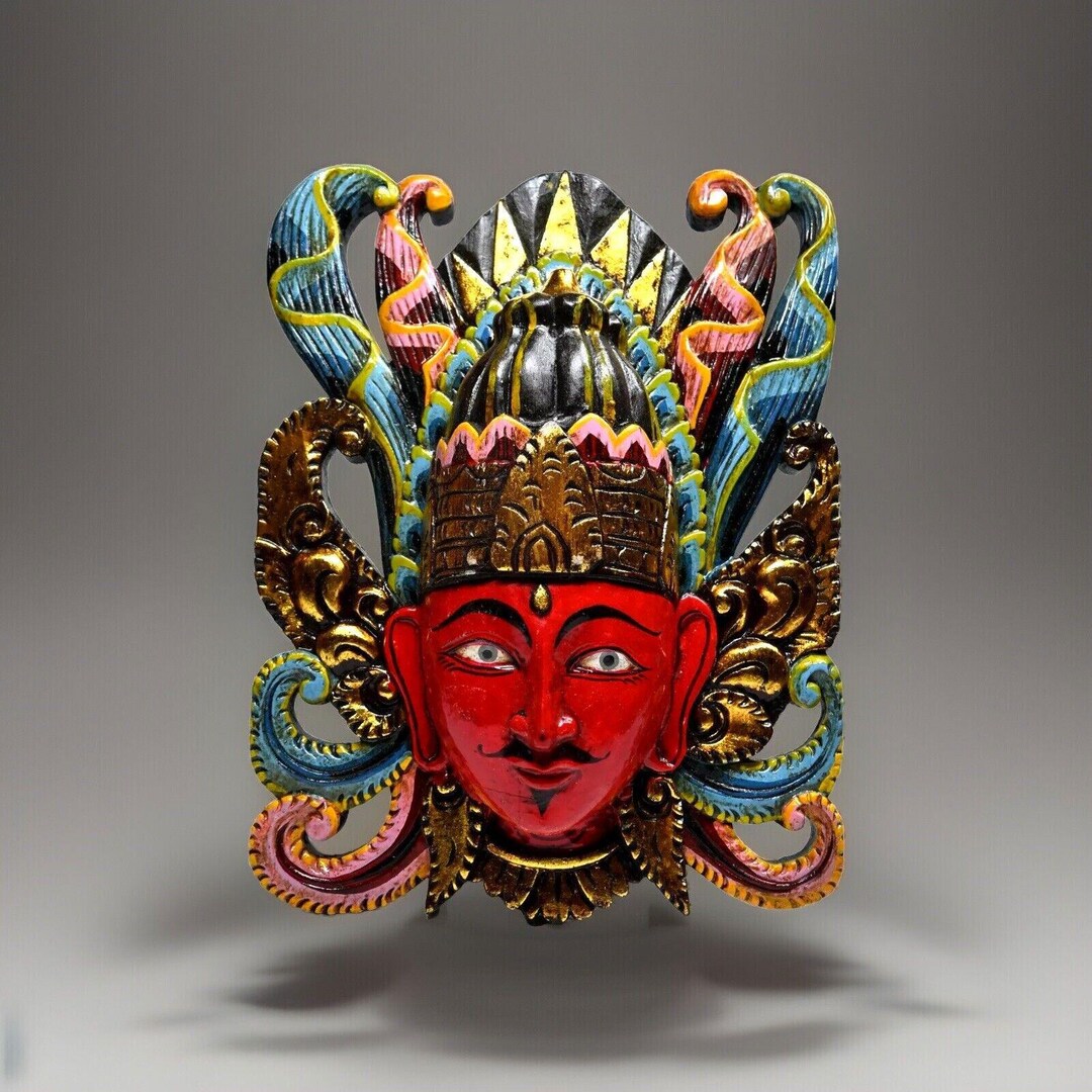 A Red Rama Wall Panel, Home or Temple Decor - Etsy