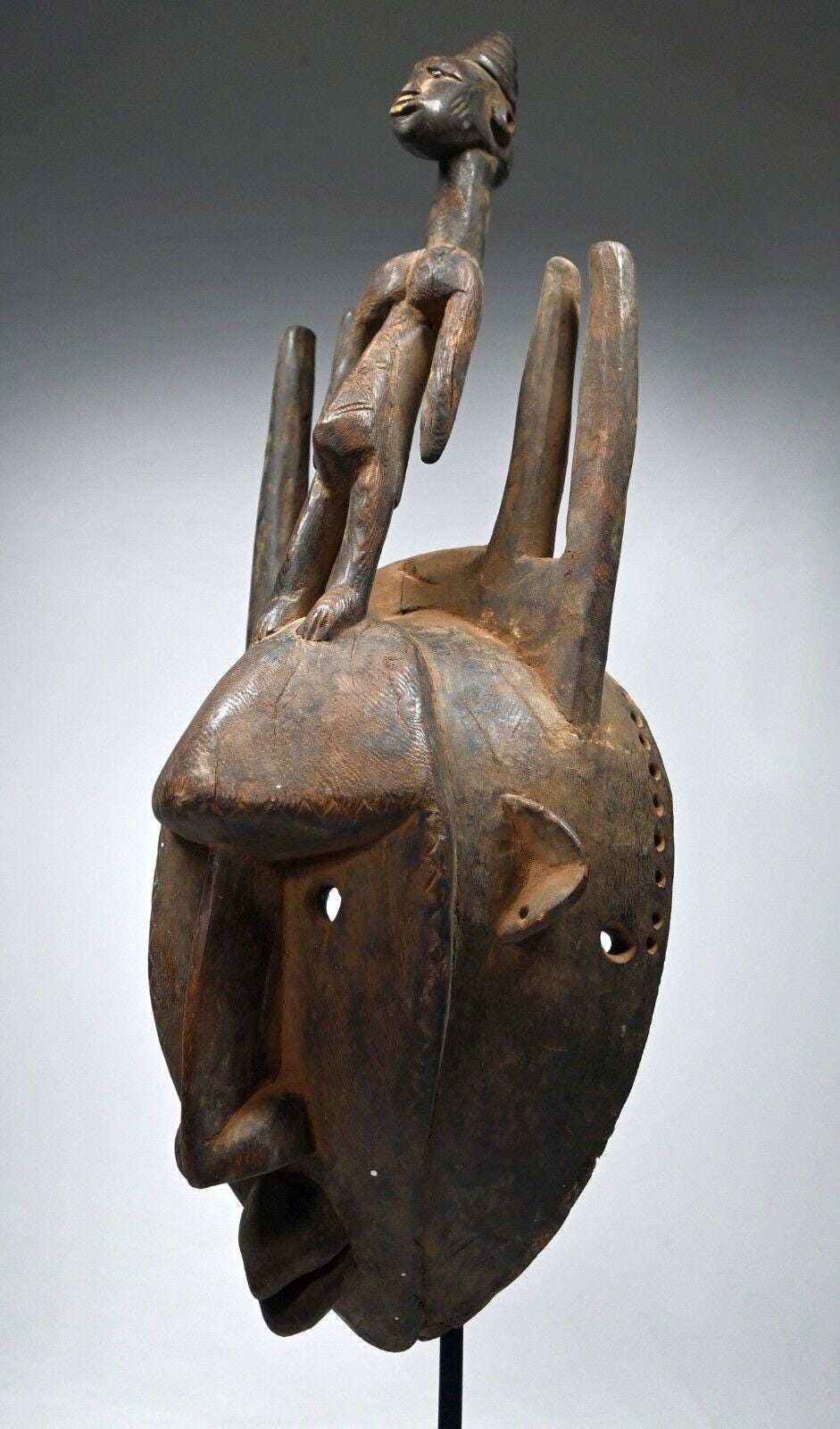 A Rare Bamana Ntomo Ceremonial Mask Ex Thompson Collection - Etsy