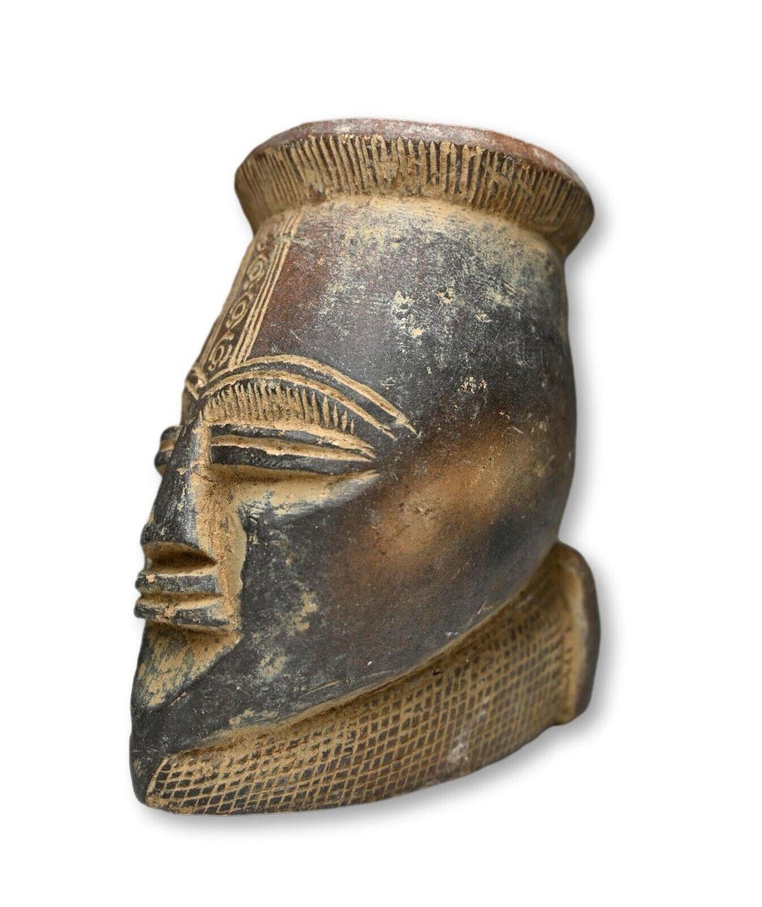 Terracotta Clay Anthropomorphic Pipe Bowl Ex Endicott Collection - Etsy