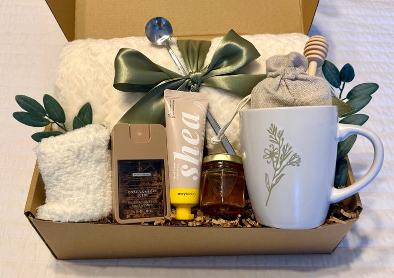 Breast Cancer Comfort Gift Box, Healing and Recovery Care Package for ...