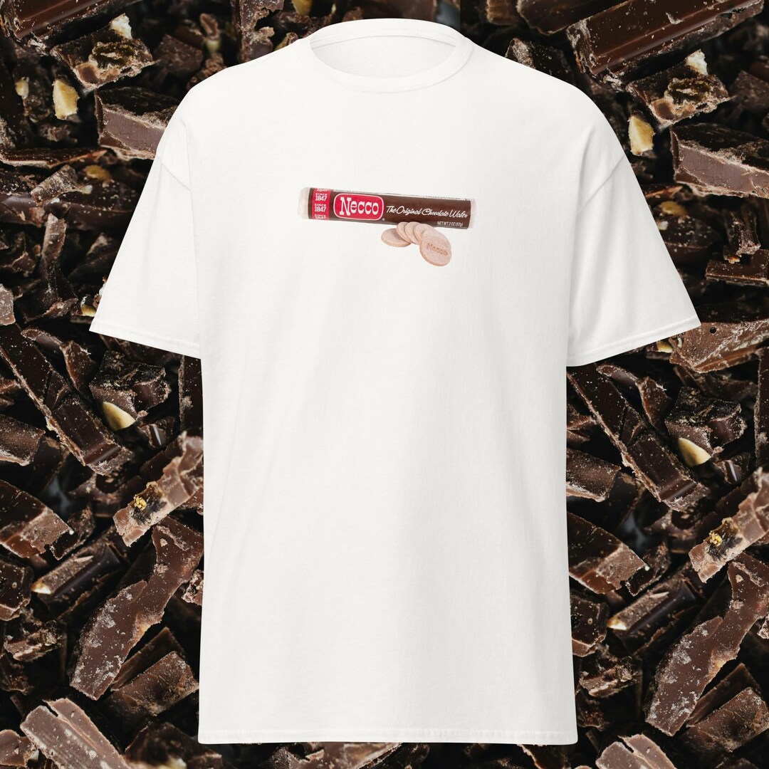 Necco Chocolate Wafers T-shirt – Classic Chalky Coco Candy Lover’s ...