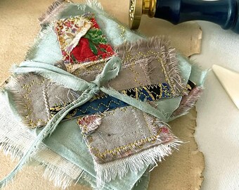 Textile Art Clusters, 6 Pieces Set 3''x 4'' - Etsy