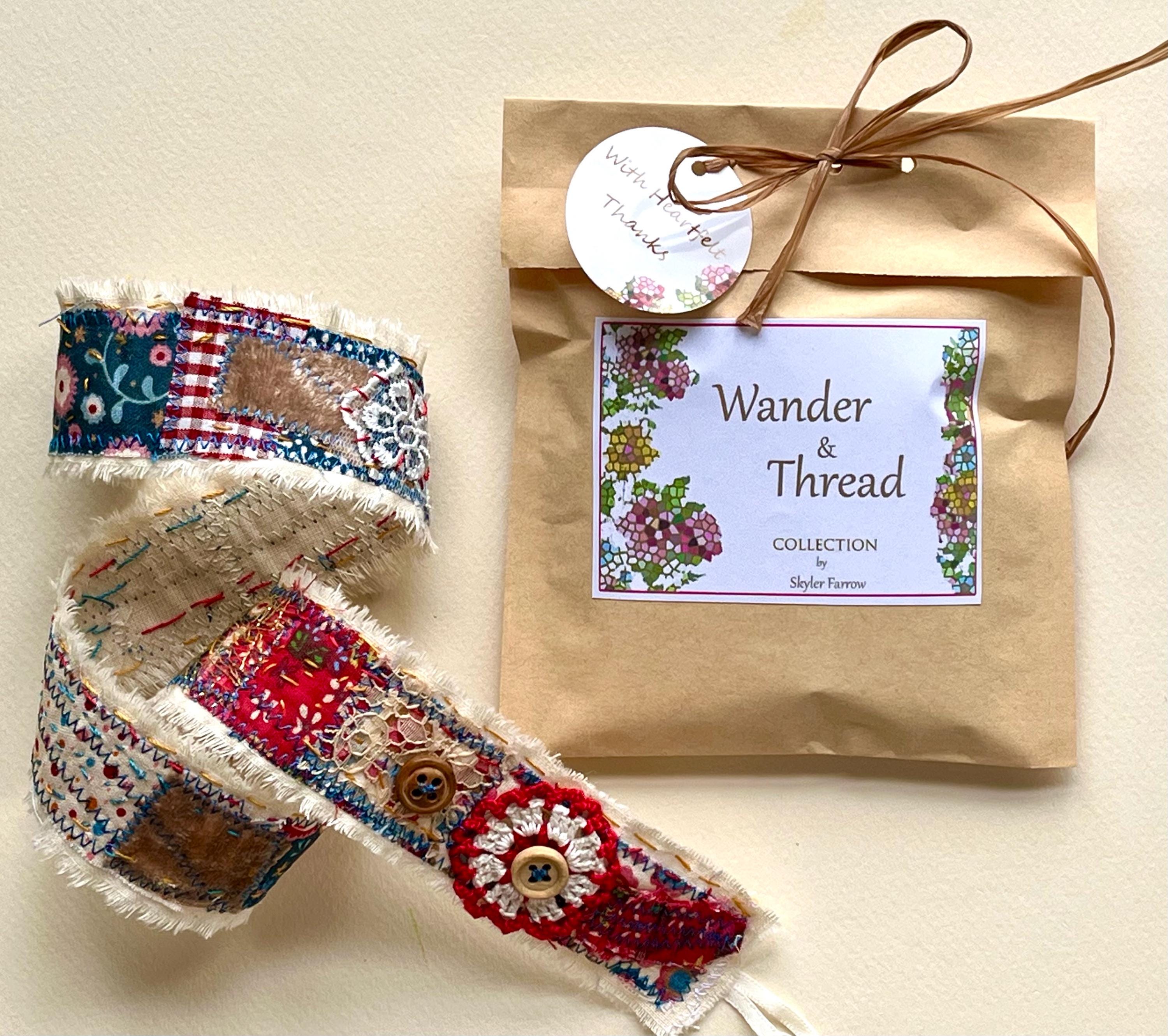 Mindful Bohemian Slow Stitch Scroll Kit – Antique Romantic - Etsy