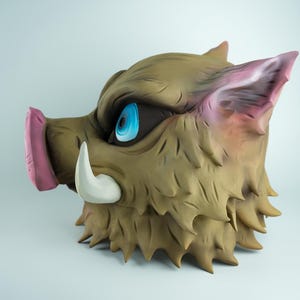 Inosuke Mask - Demon Cosplay Helmet - Anime Cosplay Helmet - Etsy