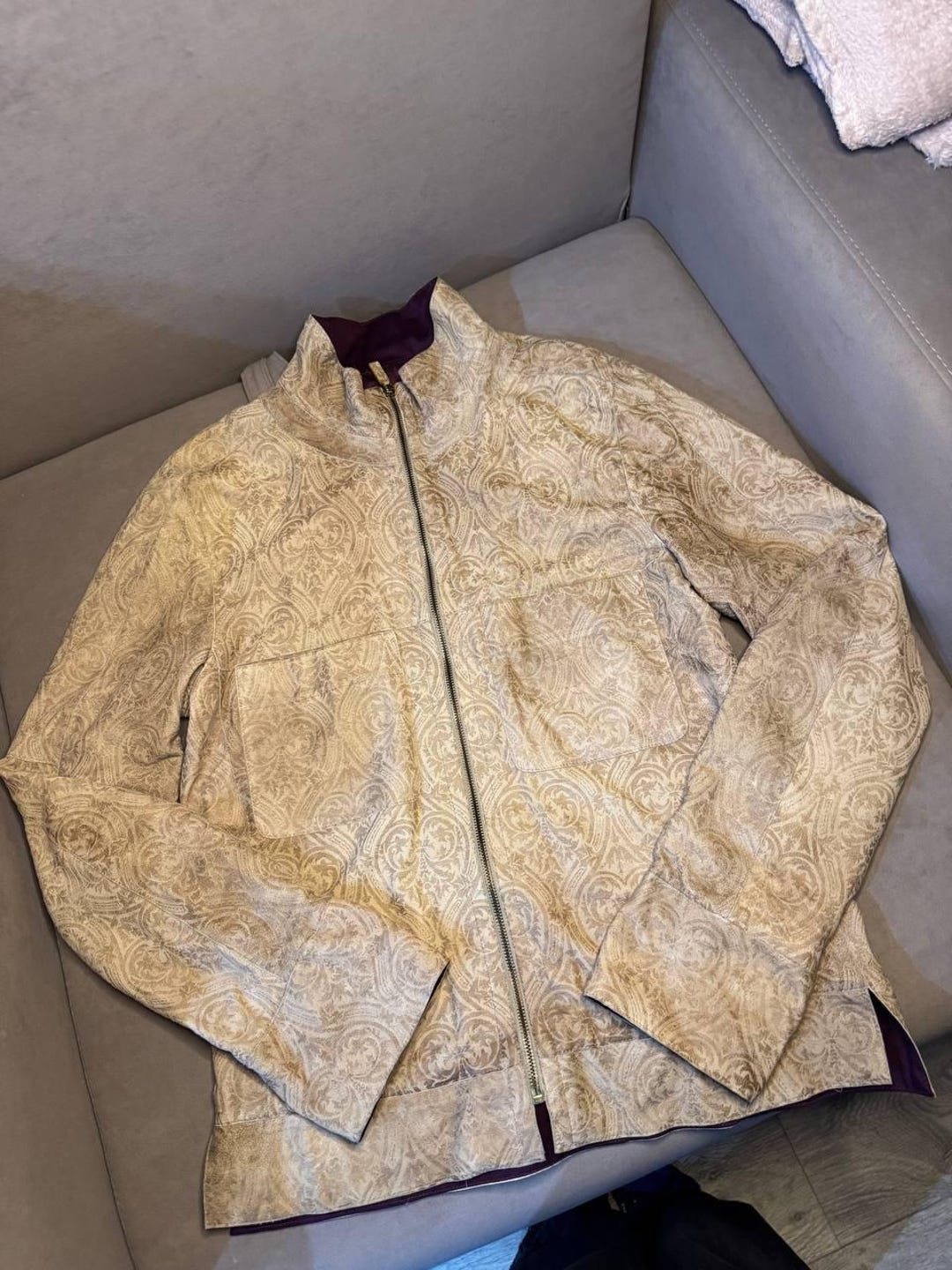 Roberto Cavalli Vintage 2005 Goatskin Leather Jacket – Rare Archive ...