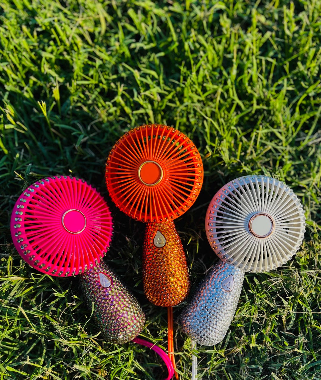 Rechargeable Bedazzled Hand Fans With USB Charger Included - Etsy