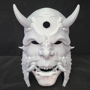 DIY Oni With Moving Jaw Blank - Etsy