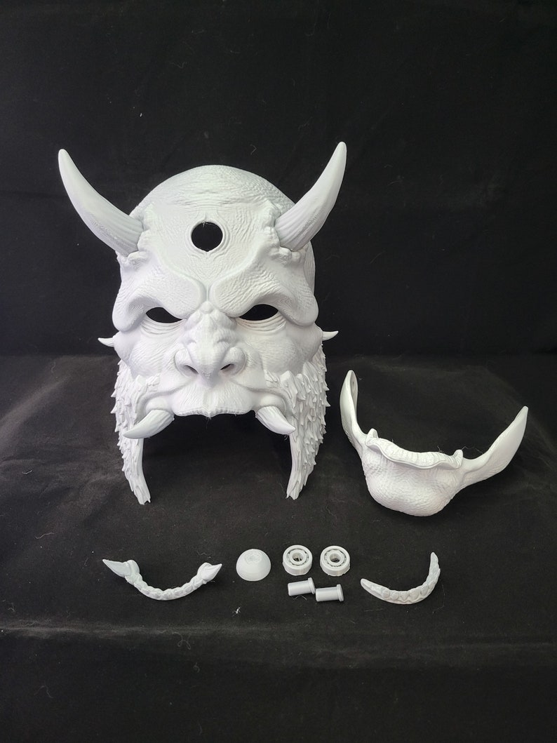 DIY Oni With Moving Jaw Blank - Etsy