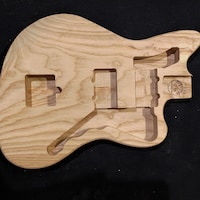 Pine Guitar Body. '62 JM Model. Well Done Part for Your Guitar Project ...