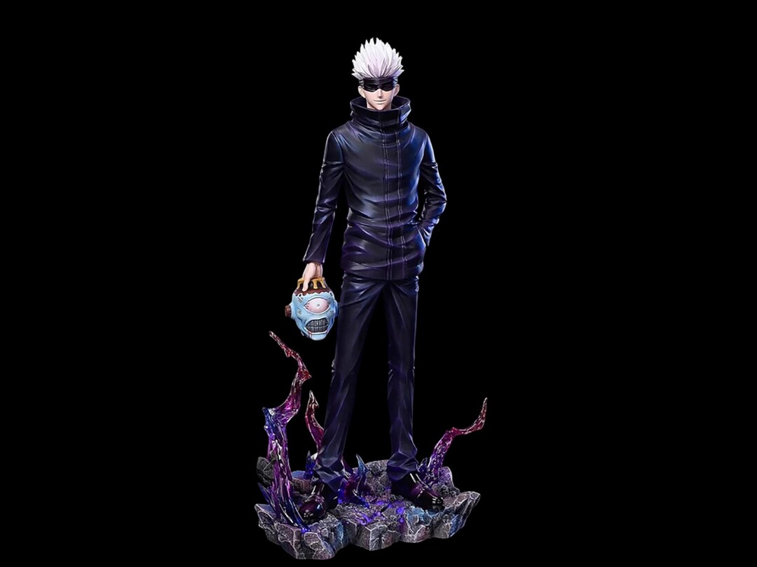 Satoru Gojo Figure | 33cm Jujutsu Kaisen Anime Collectible | PVC Statue ...