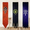 Horde Banner || Orgrimmar Flag | Wow Wall Decor | Gift for Gamer | Game ...