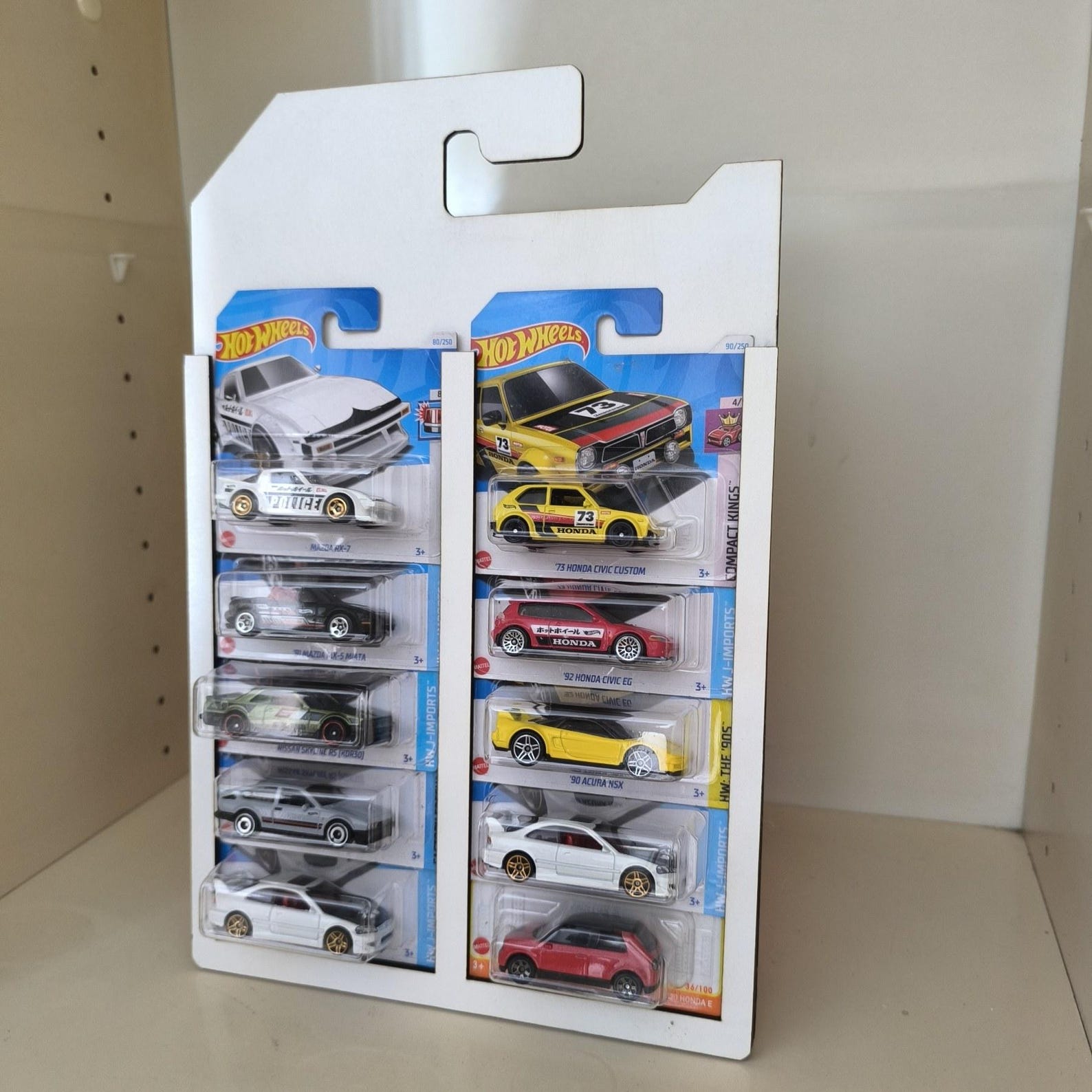 10 Car Toy Car Shelf | 1:64 Scale, Wall Mounted (digital Files) - Etsy