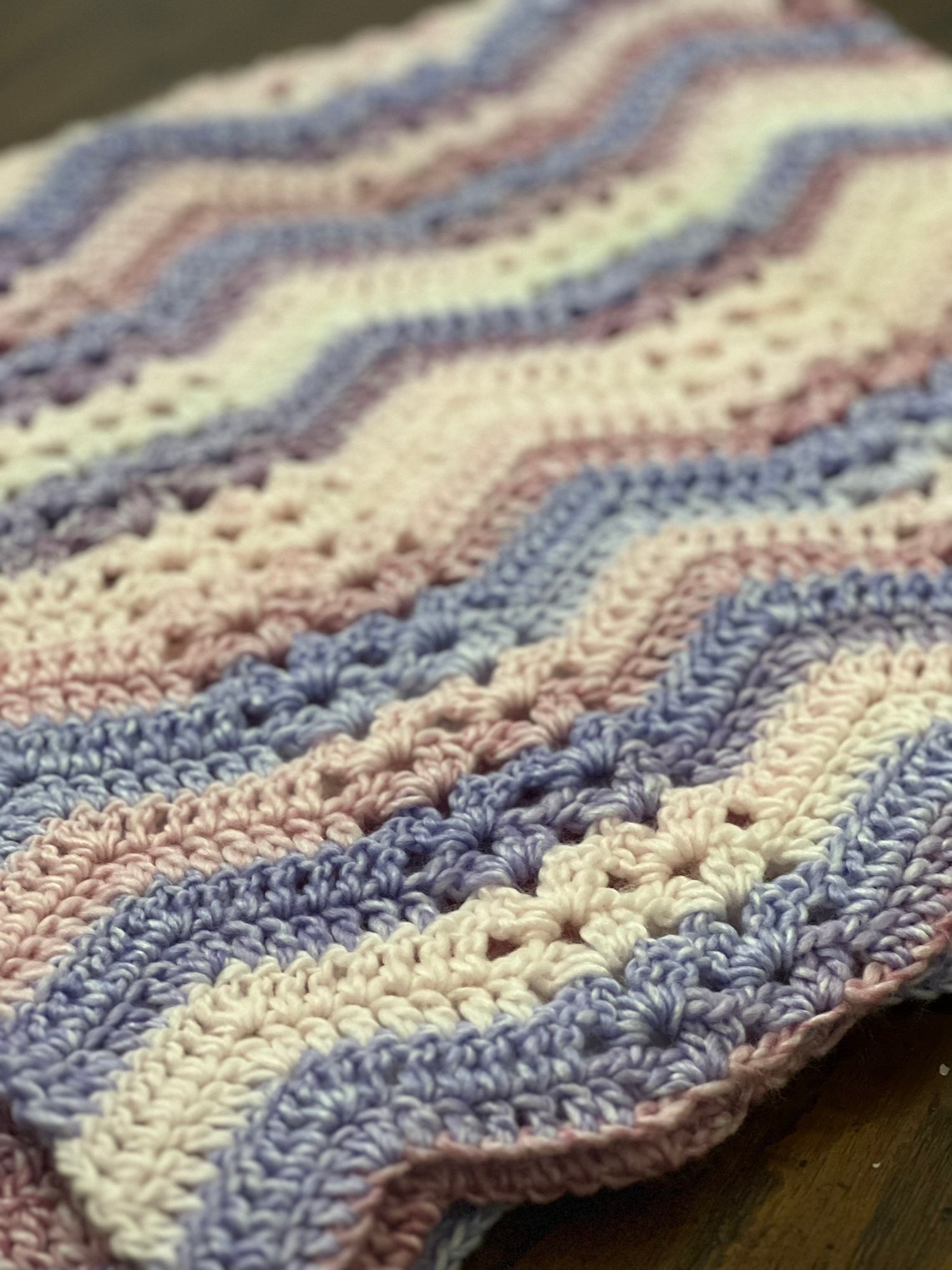 Double Shell Ripple Blanket - Etsy