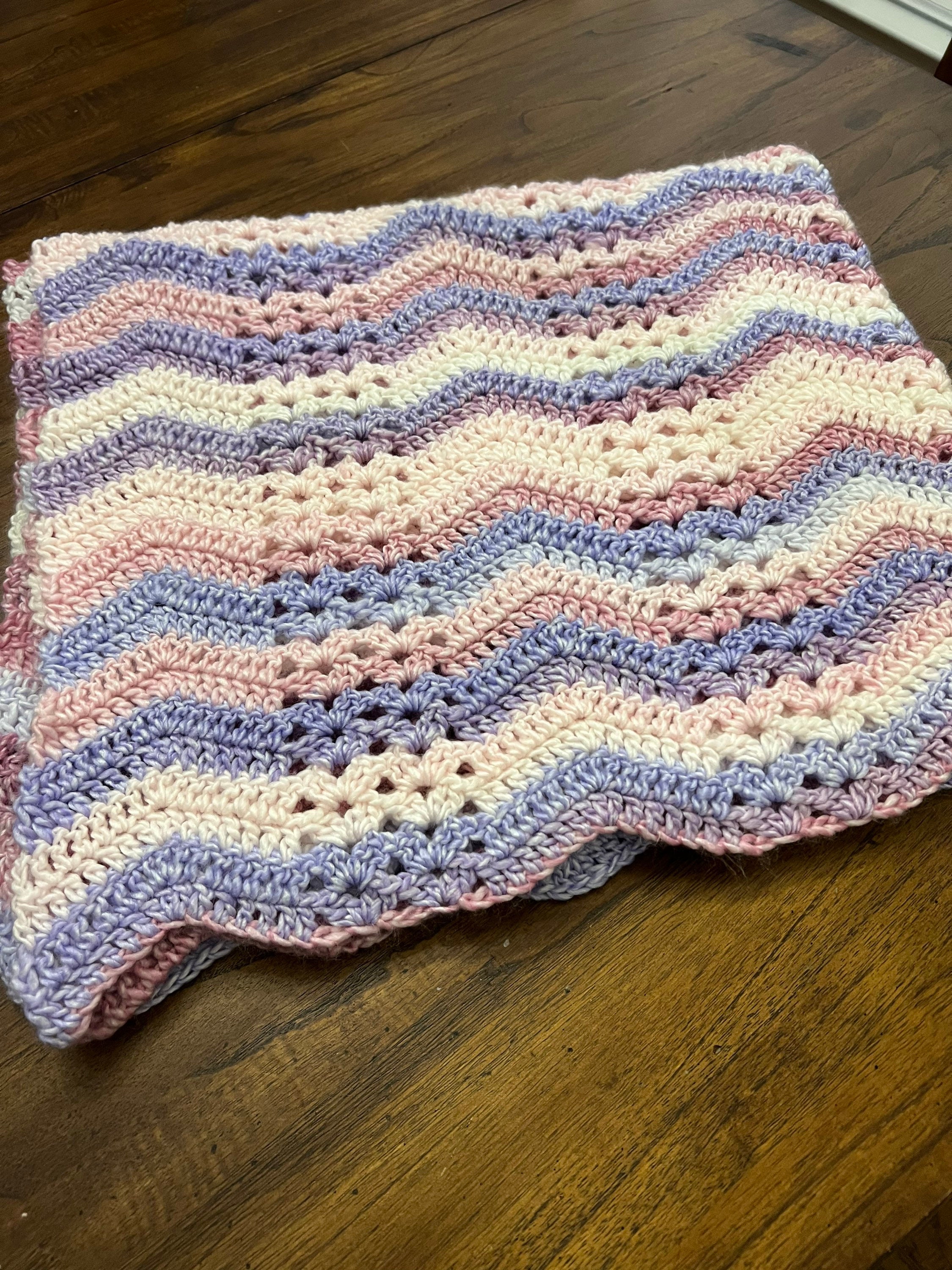 Double Shell Ripple Blanket - Etsy