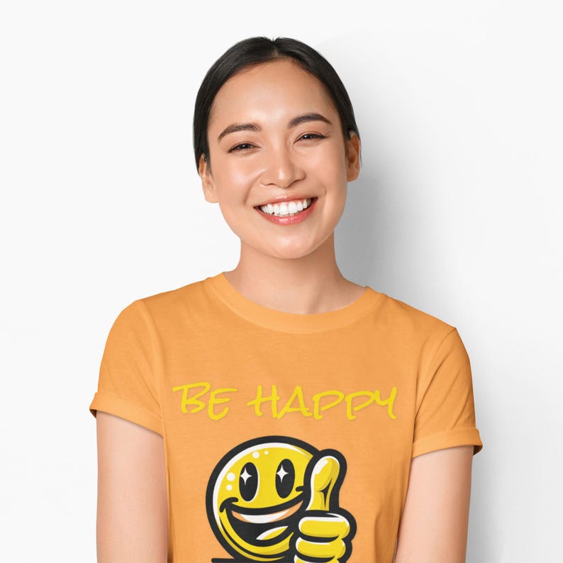 Be Happy Tee - Etsy