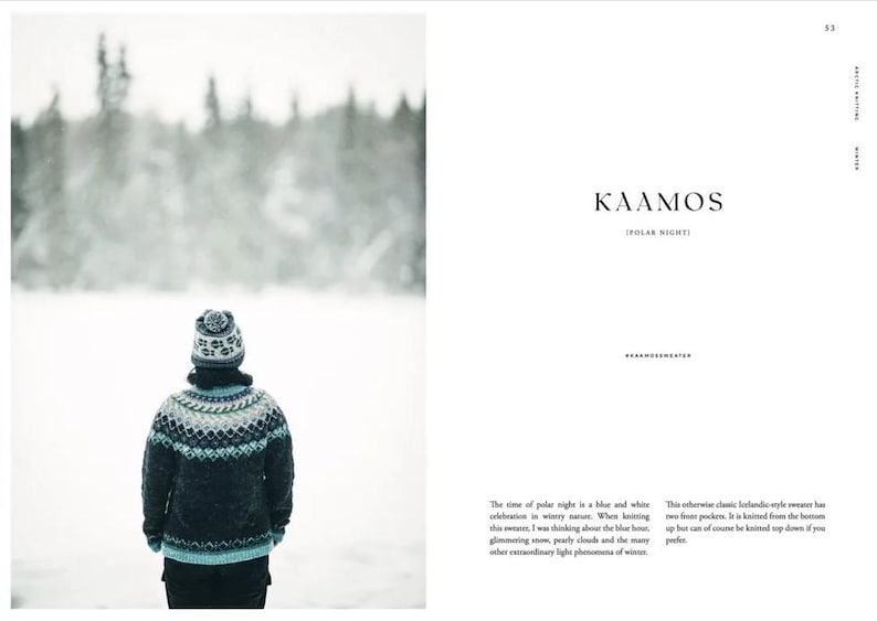 Arctic Knitting, Knit Book, Pattern Book - Etsy